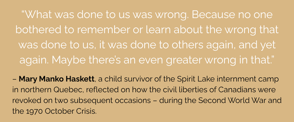 Remembering the Injustice: National Internment Commemoration and ...